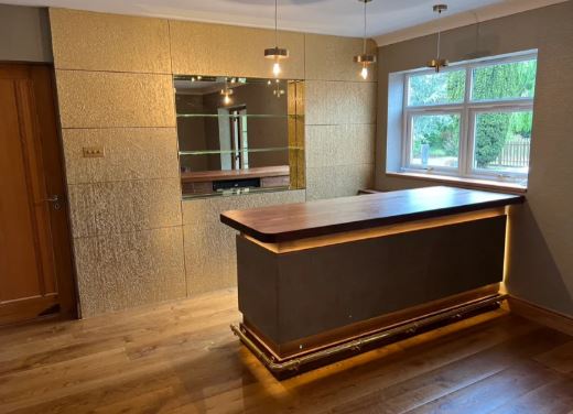 Bar Area Walnut | Thistlegrey Interiors